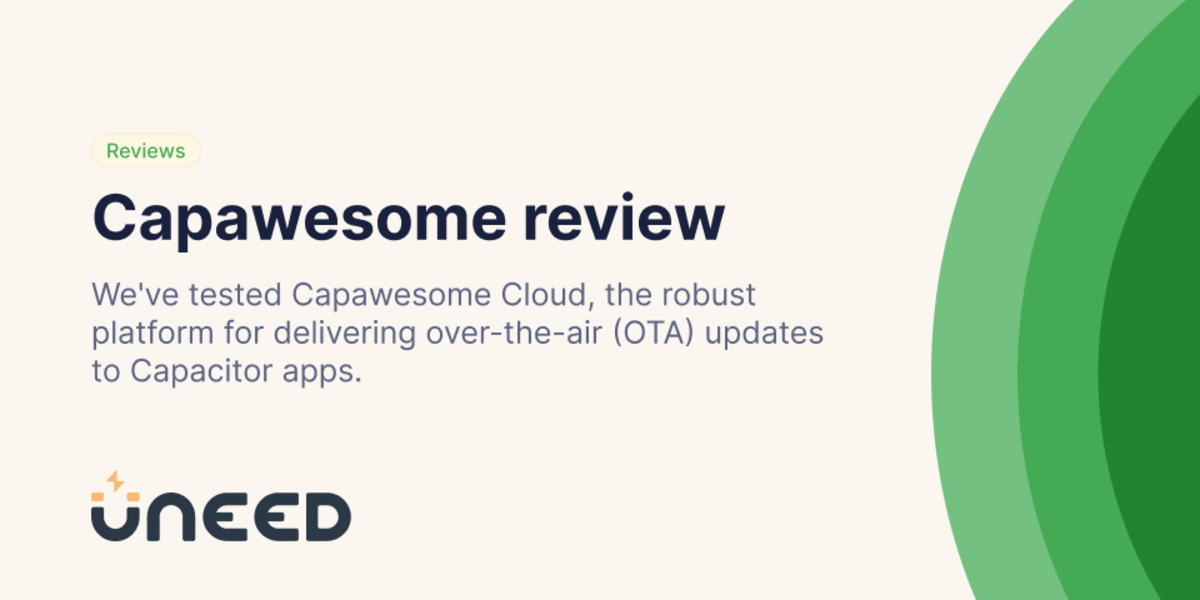 Capawesome Cloud Review - The Ultimate OTA Update Platform for Capacitor Apps | Uneed