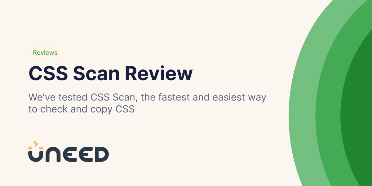 CSS Scan Review - Better than the devtools? | Uneed