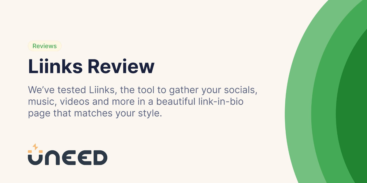 Liinks Review - Is This the Link-in-Bio Tool You Need in 2025? | Uneed
