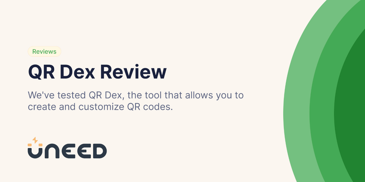 QR Dex Review - The tool to generate your QR codes in 2025 | Uneed