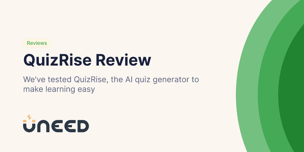 QuizRise Review - 2024 | Uneed