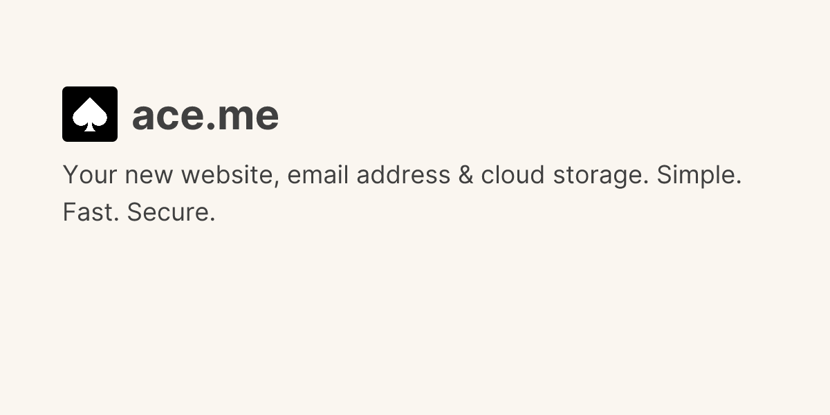 ace.me on Uneed | Uneed