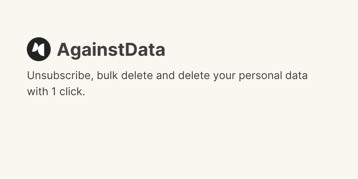 AgainstData on Uneed | Uneed