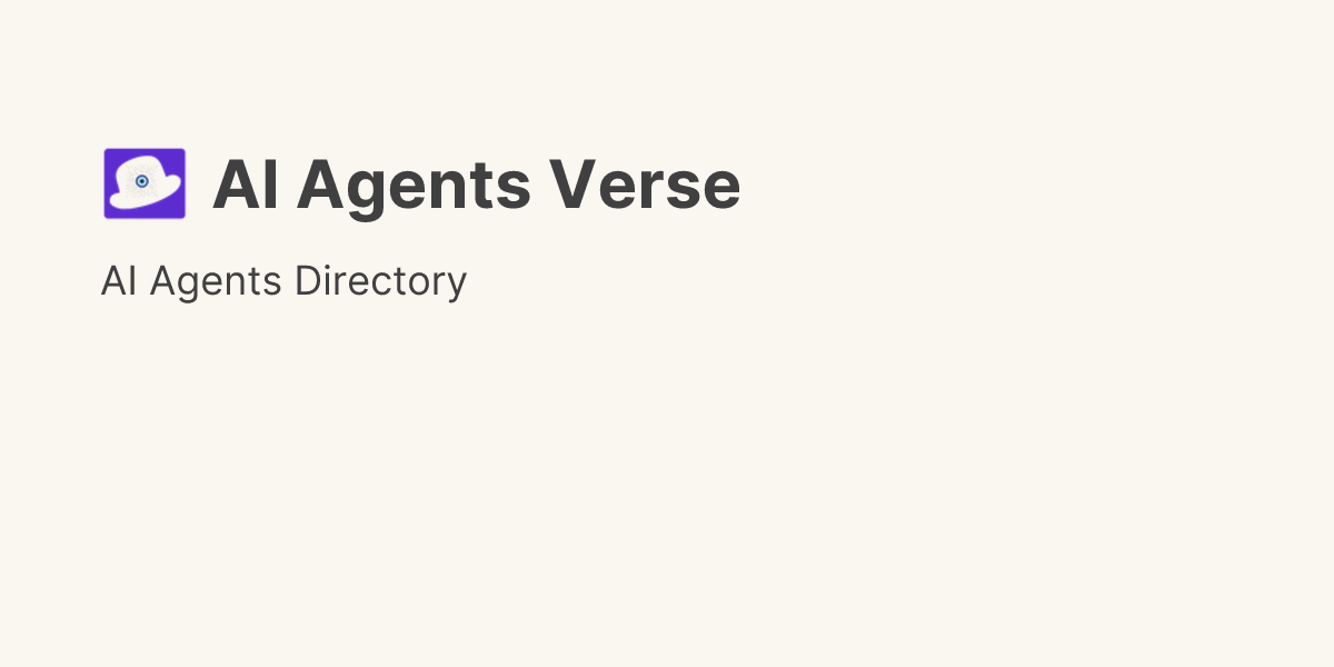 AI Agents Verse on Uneed | Uneed