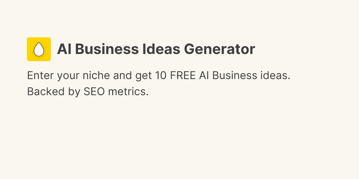 AI Business Ideas Generator on Uneed | Uneed