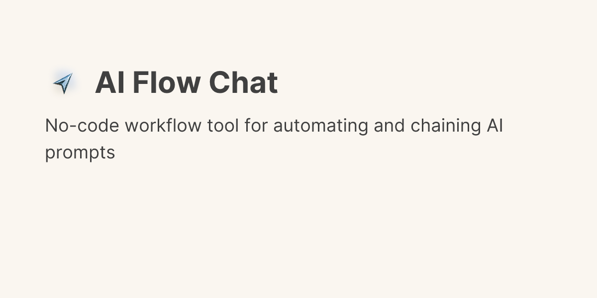 AI Flow Chat on Uneed | Uneed