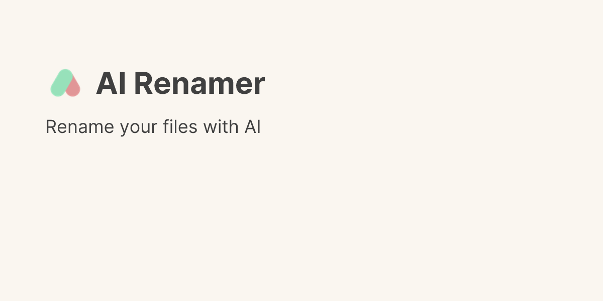 AI Renamer on Uneed | Uneed