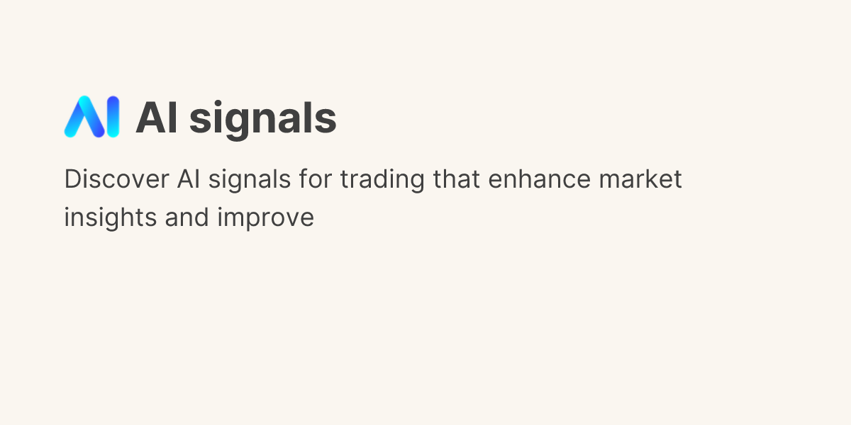 AI signals on Uneed | Uneed