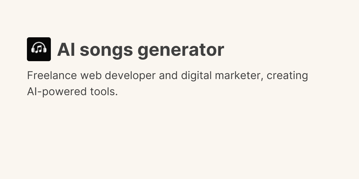 AI songs generator on Uneed | Uneed