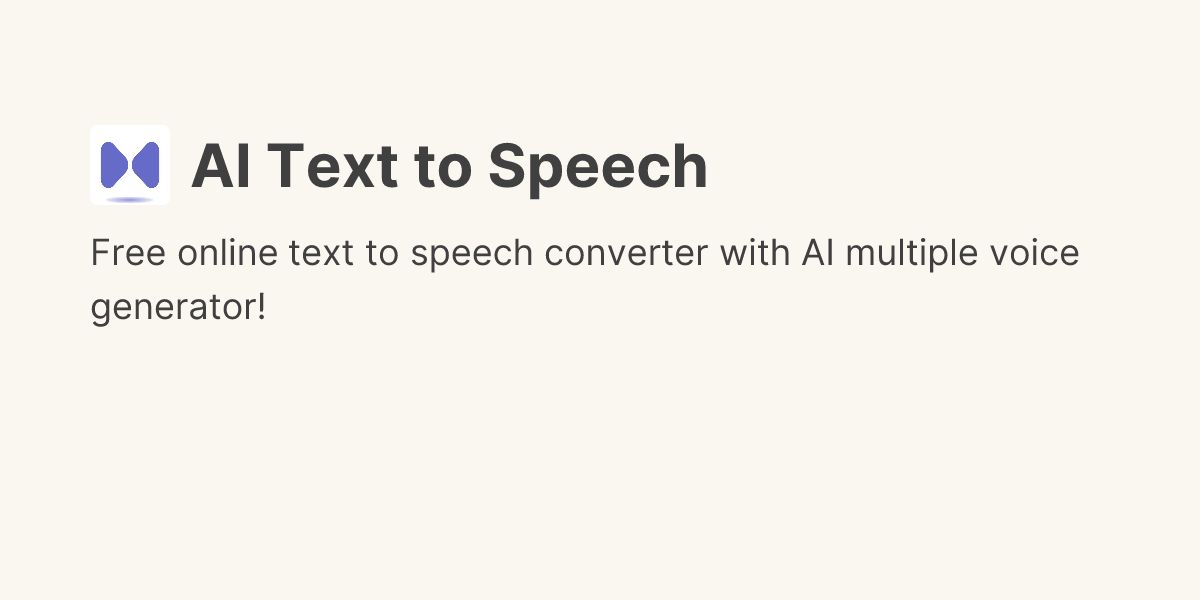 AI Text to Speech on Uneed | Uneed