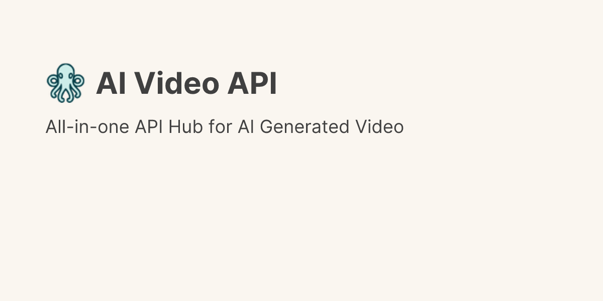 AI Video API on Uneed | Uneed