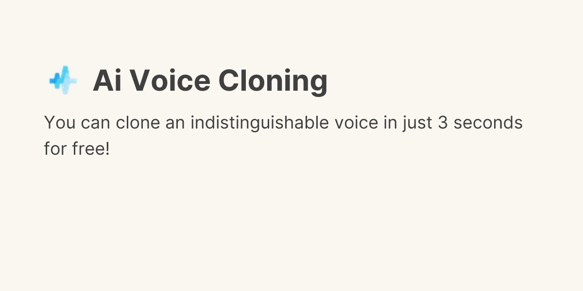 Ai Voice Cloning on Uneed | Uneed