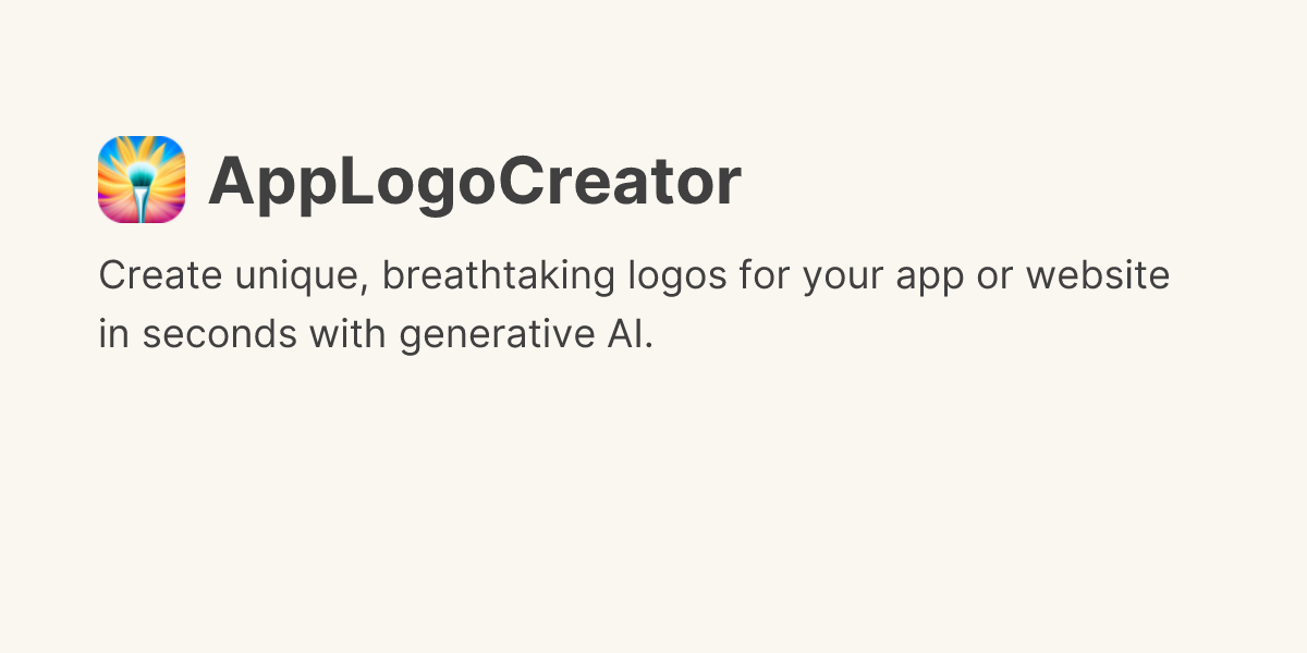 AppLogoCreator on Uneed | Uneed