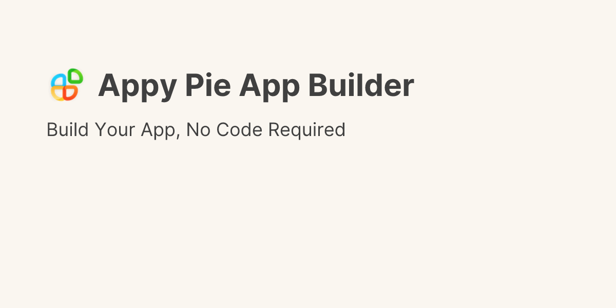 Appy Pie App Builder on Uneed | Uneed