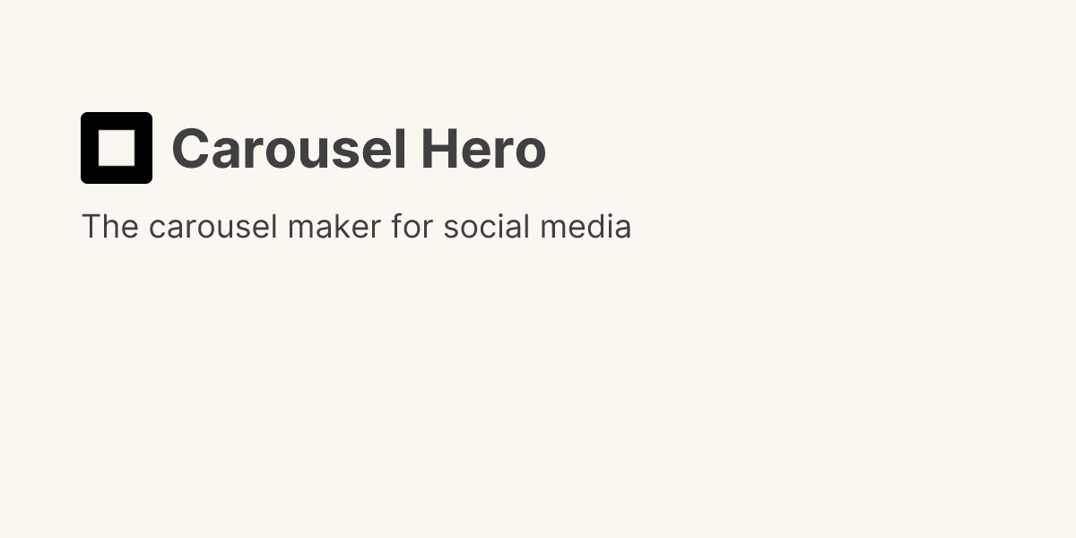 Carousel Hero on Uneed | Uneed