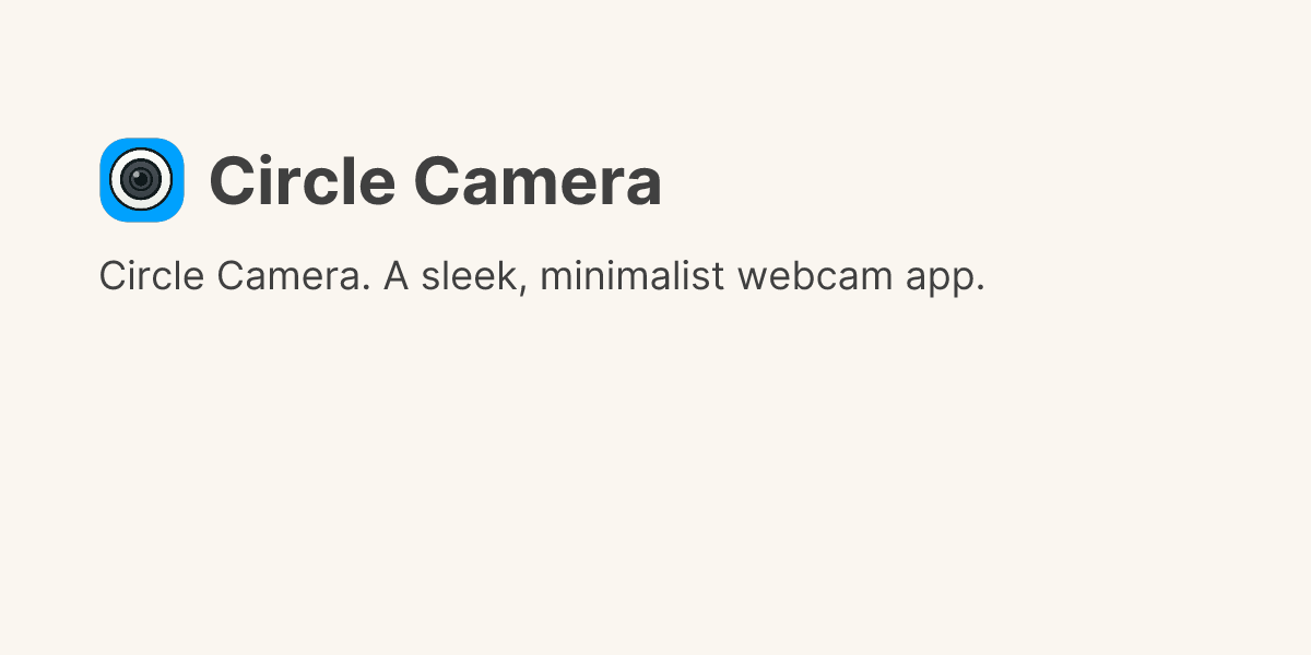 Circle Camera on Uneed | Uneed