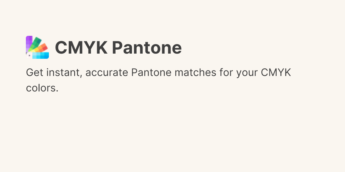 CMYK Pantone on Uneed | Uneed