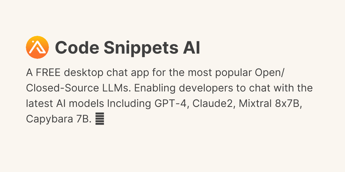 Code Snippets AI on Uneed | Uneed