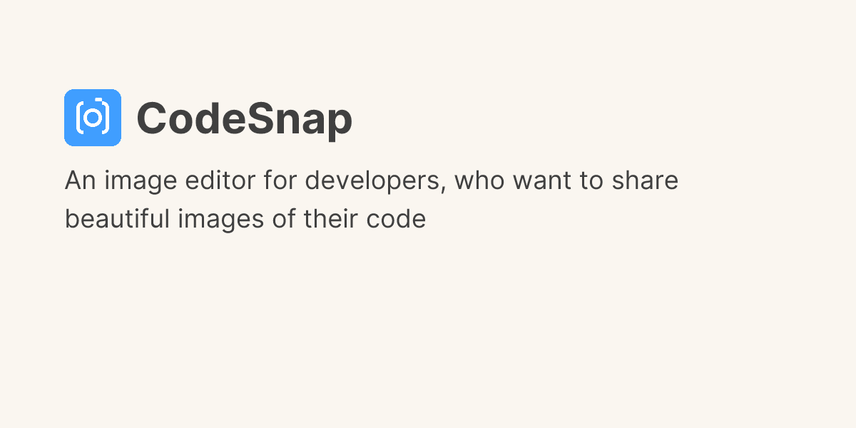 CodeSnap on Uneed | Uneed