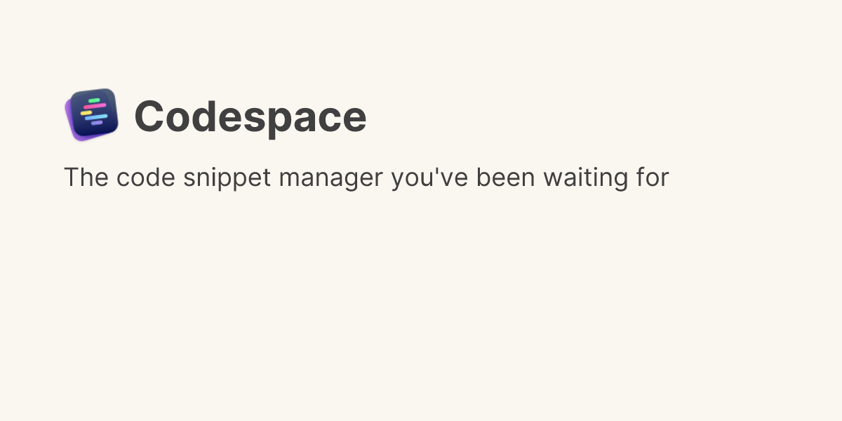 Codespace on Uneed | Uneed
