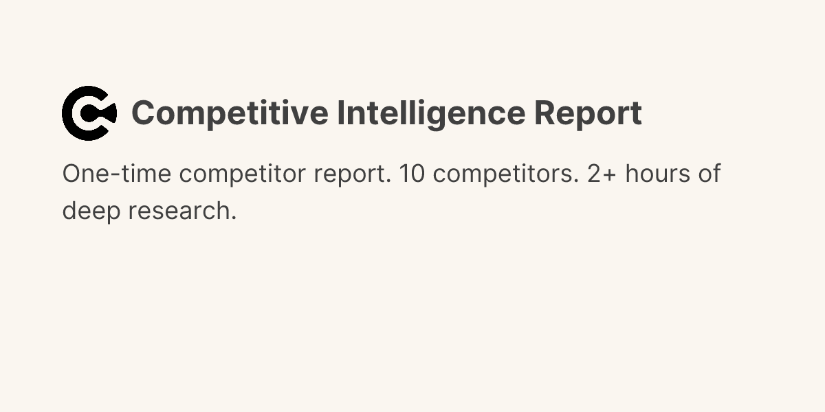Competitive Intelligence Report on Uneed | Uneed