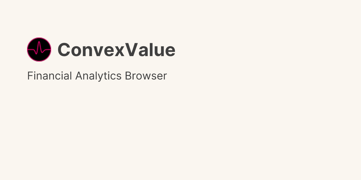 ConvexValue on Uneed | Uneed
