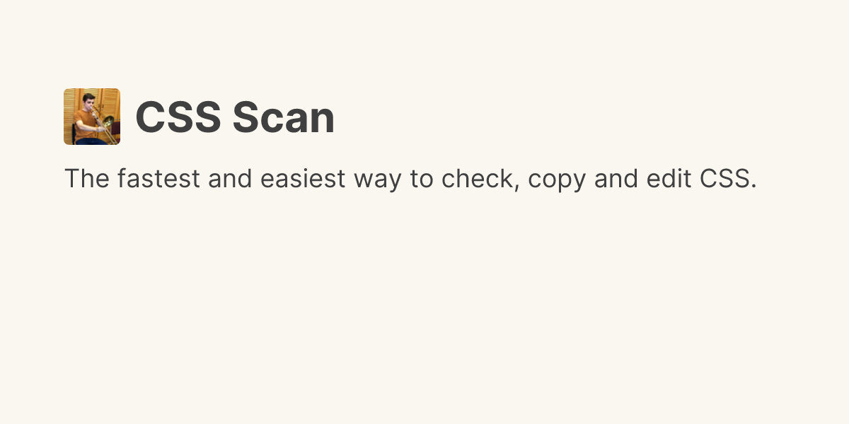 CSS Scan on Uneed | Uneed