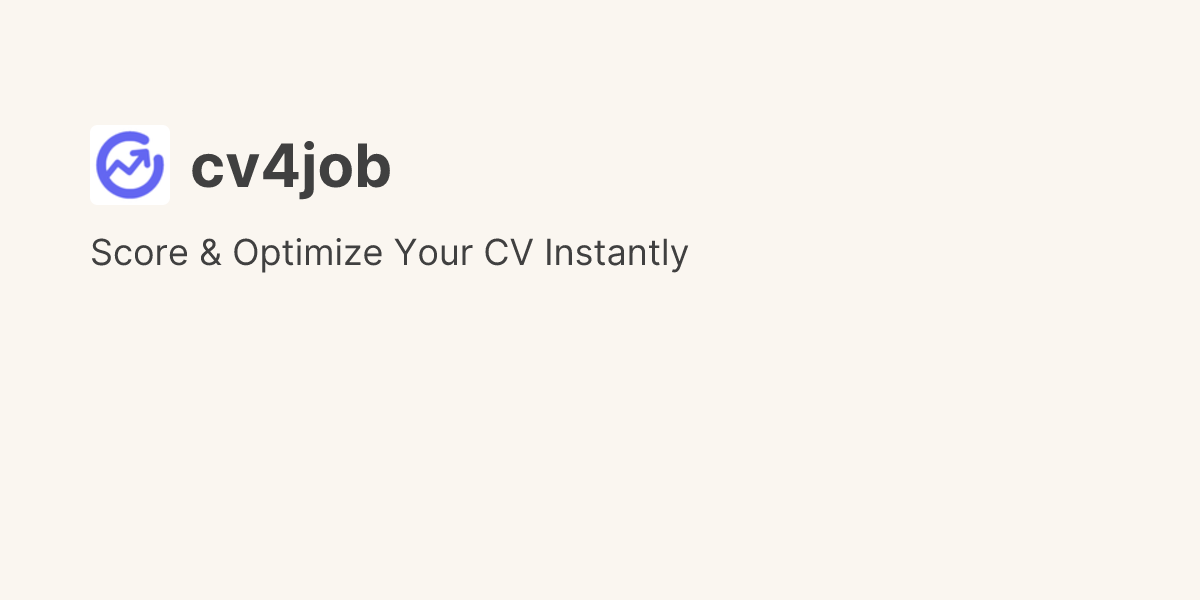 cv4job on Uneed | Uneed