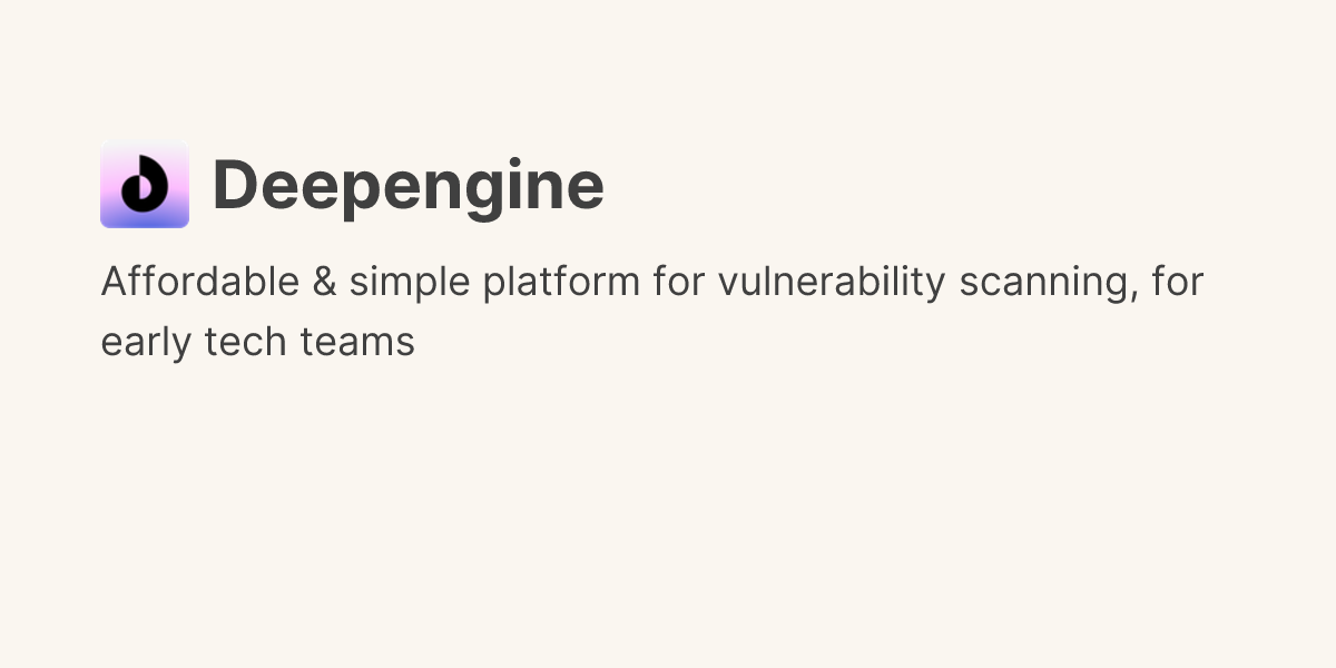 Deepengine on Uneed | Uneed