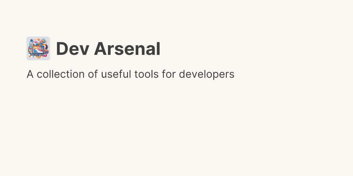 Dev Arsenal on Uneed | Uneed