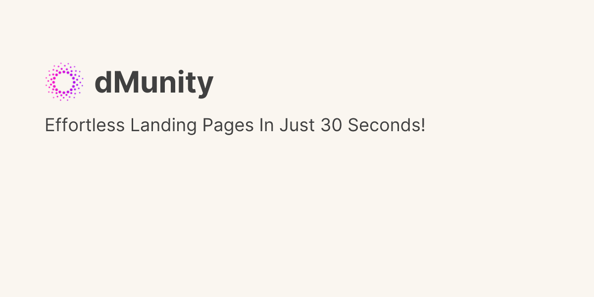 dMunity on Uneed | Uneed