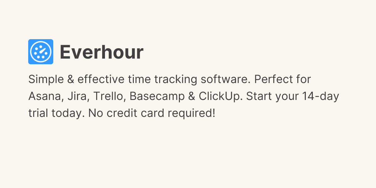 Everhour on Uneed | Uneed
