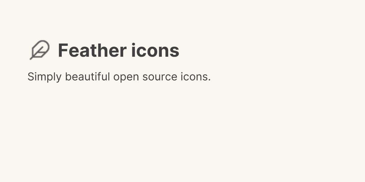 Feather icons on Uneed | Uneed