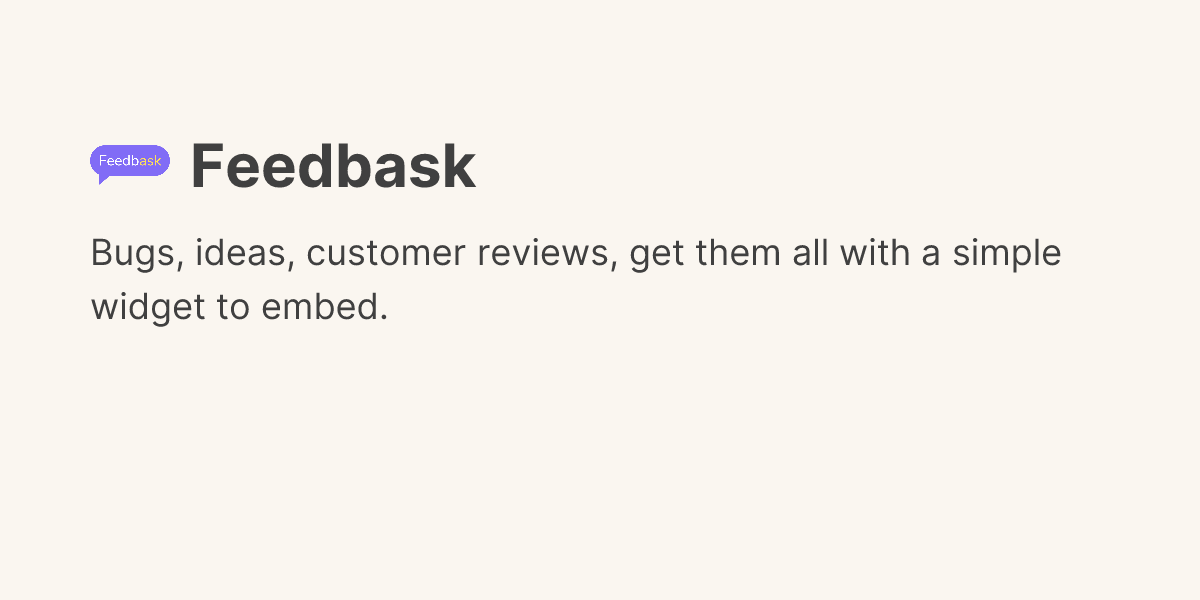 Feedbask on Uneed | Uneed