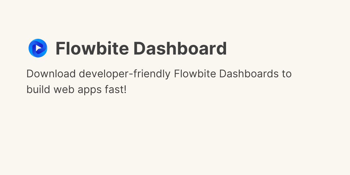 Flowbite Dashboard on Uneed | Uneed