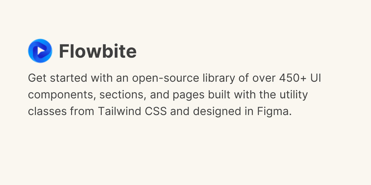 Flowbite on Uneed | Uneed