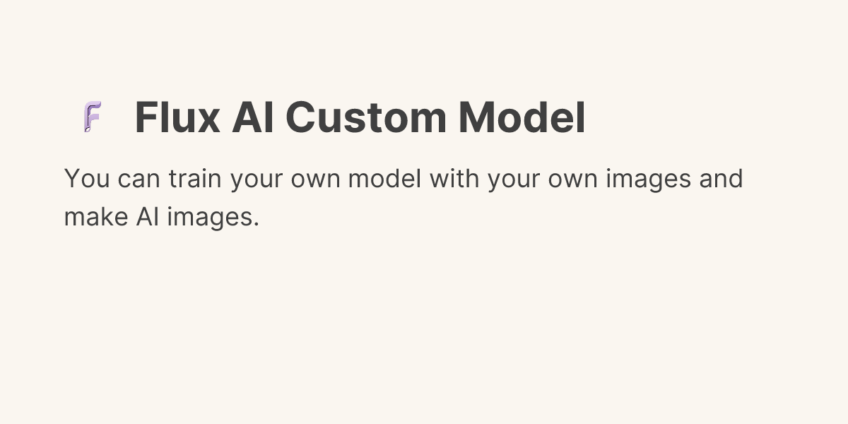 Flux AI Custom Model on Uneed | Uneed