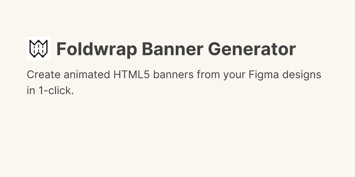 Foldwrap Banner Generator on Uneed | Uneed