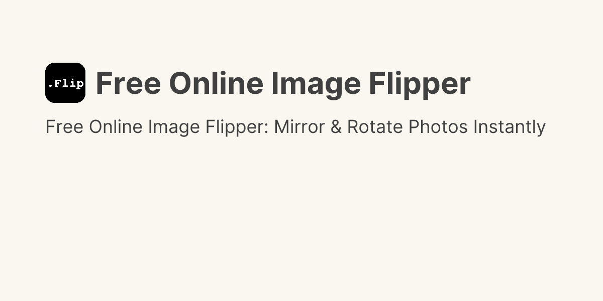 Free Online Image Flipper on Uneed | Uneed