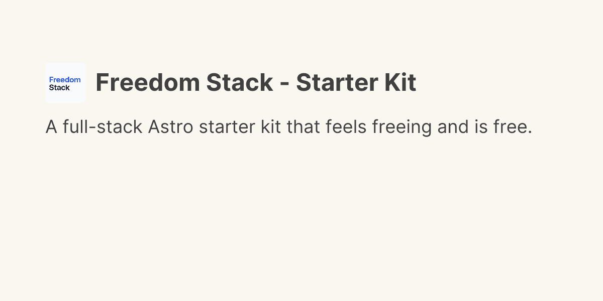 Freedom Stack - Starter Kit on Uneed | Uneed