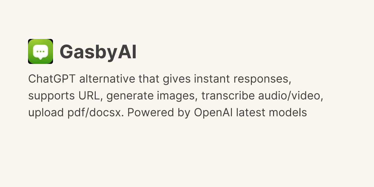 GasbyAI on Uneed | Uneed
