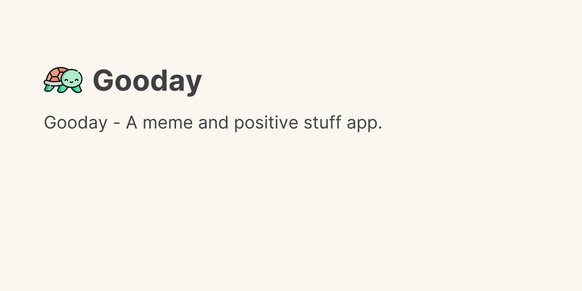 Gooday on Uneed | Uneed