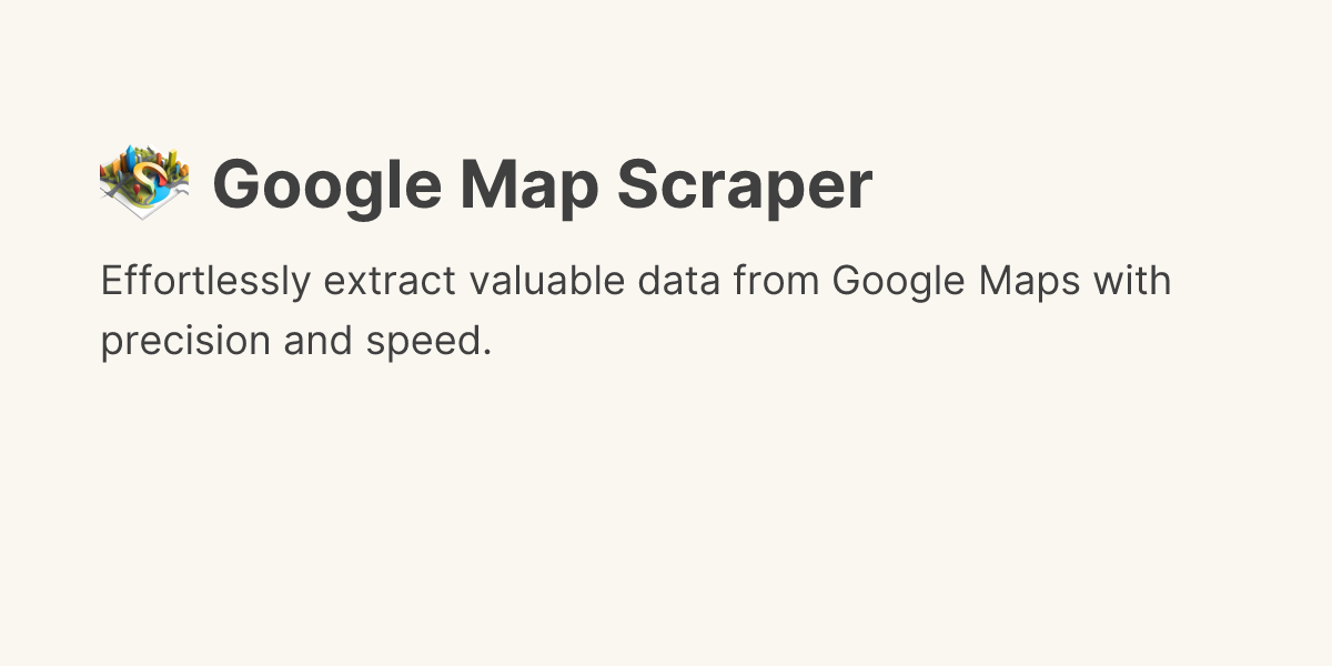 Google Map Scraper on Uneed | Uneed