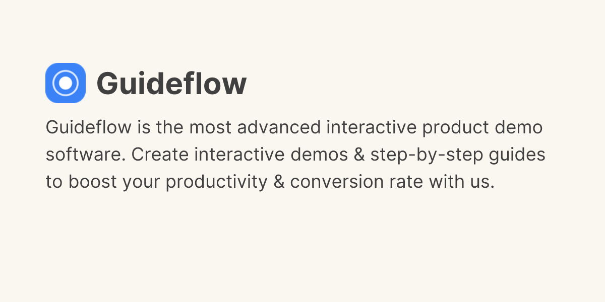Guideflow on Uneed | Uneed