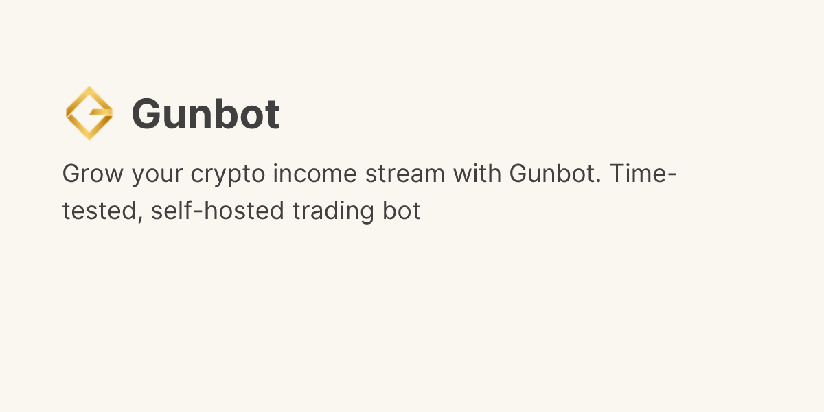 Gunbot on Uneed | Uneed