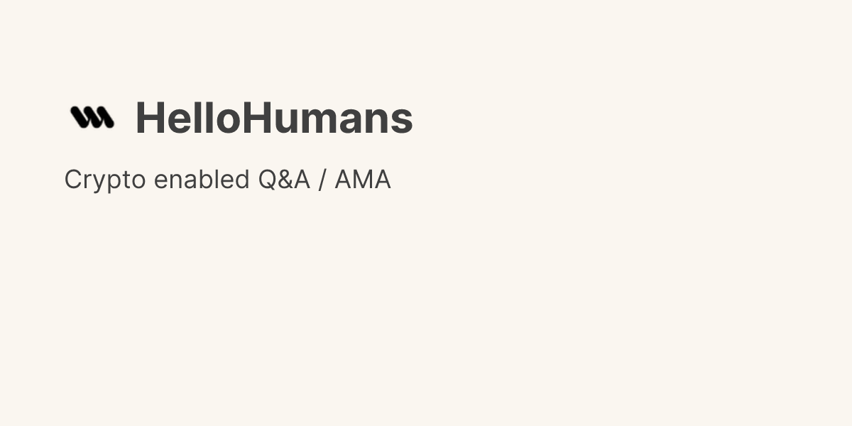 HelloHumans on Uneed | Uneed