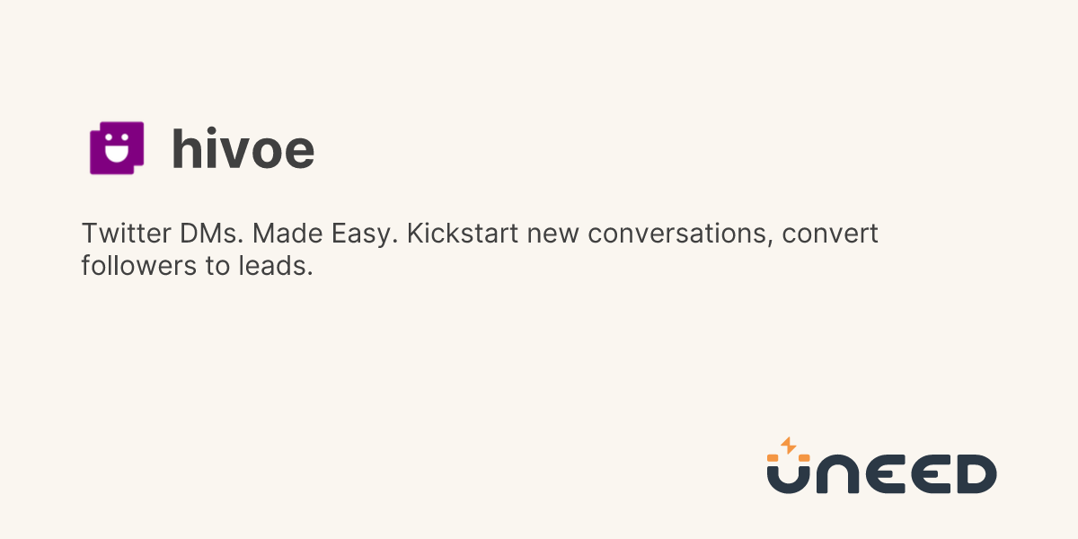 hivoe on Uneed | Uneed hivoe on Uneed | Uneed