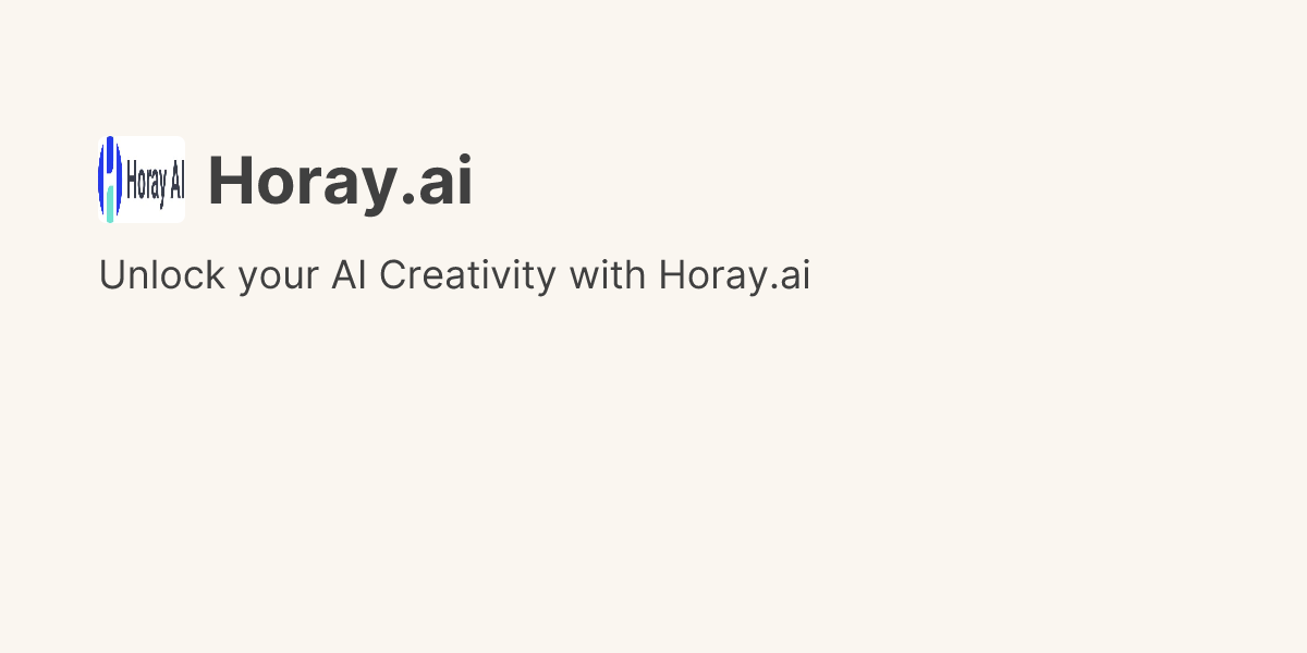 Horay.ai on Uneed | Uneed