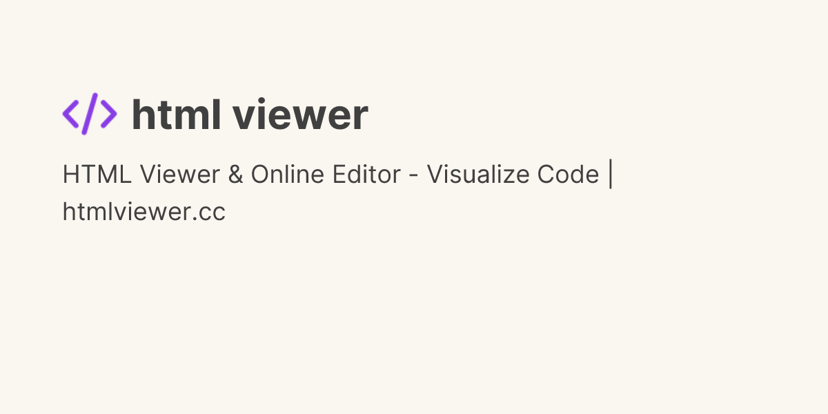 html viewer on Uneed | Uneed