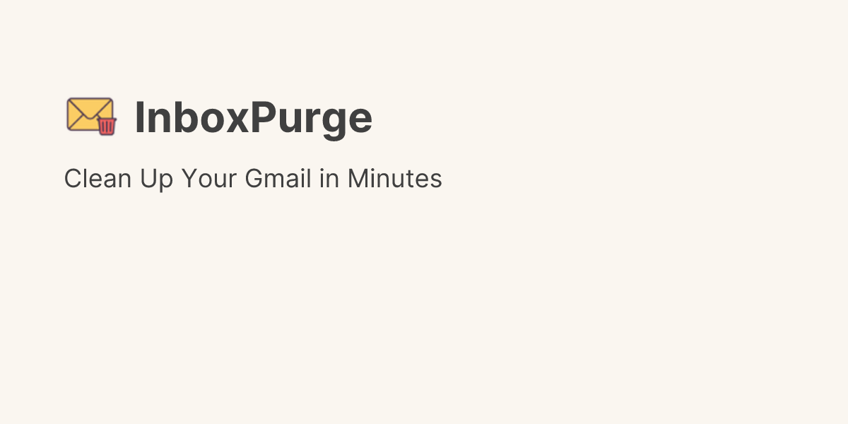 InboxPurge on Uneed | Uneed